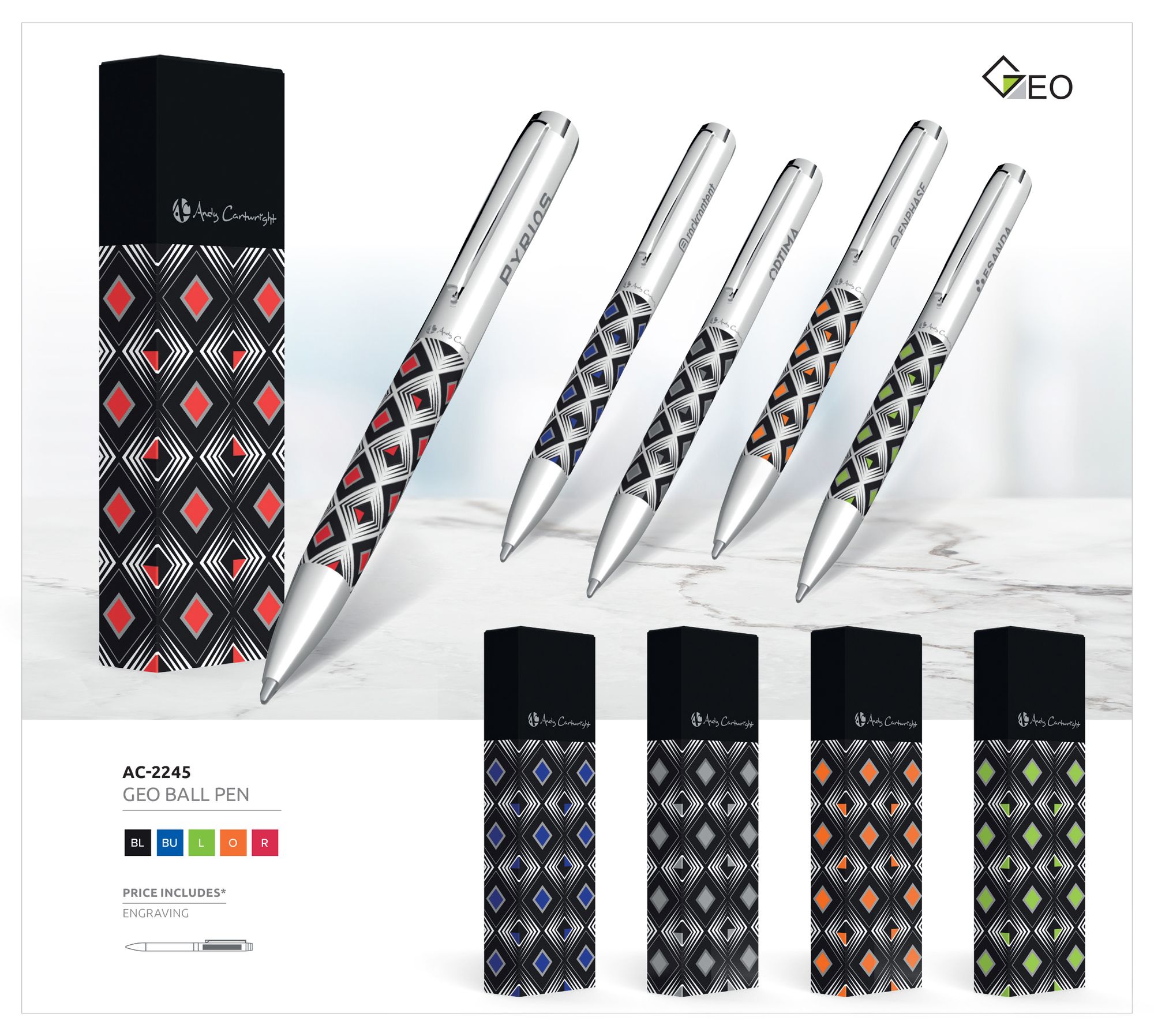 Andy Cartwright Geo Ball Pen | Brand Innovation