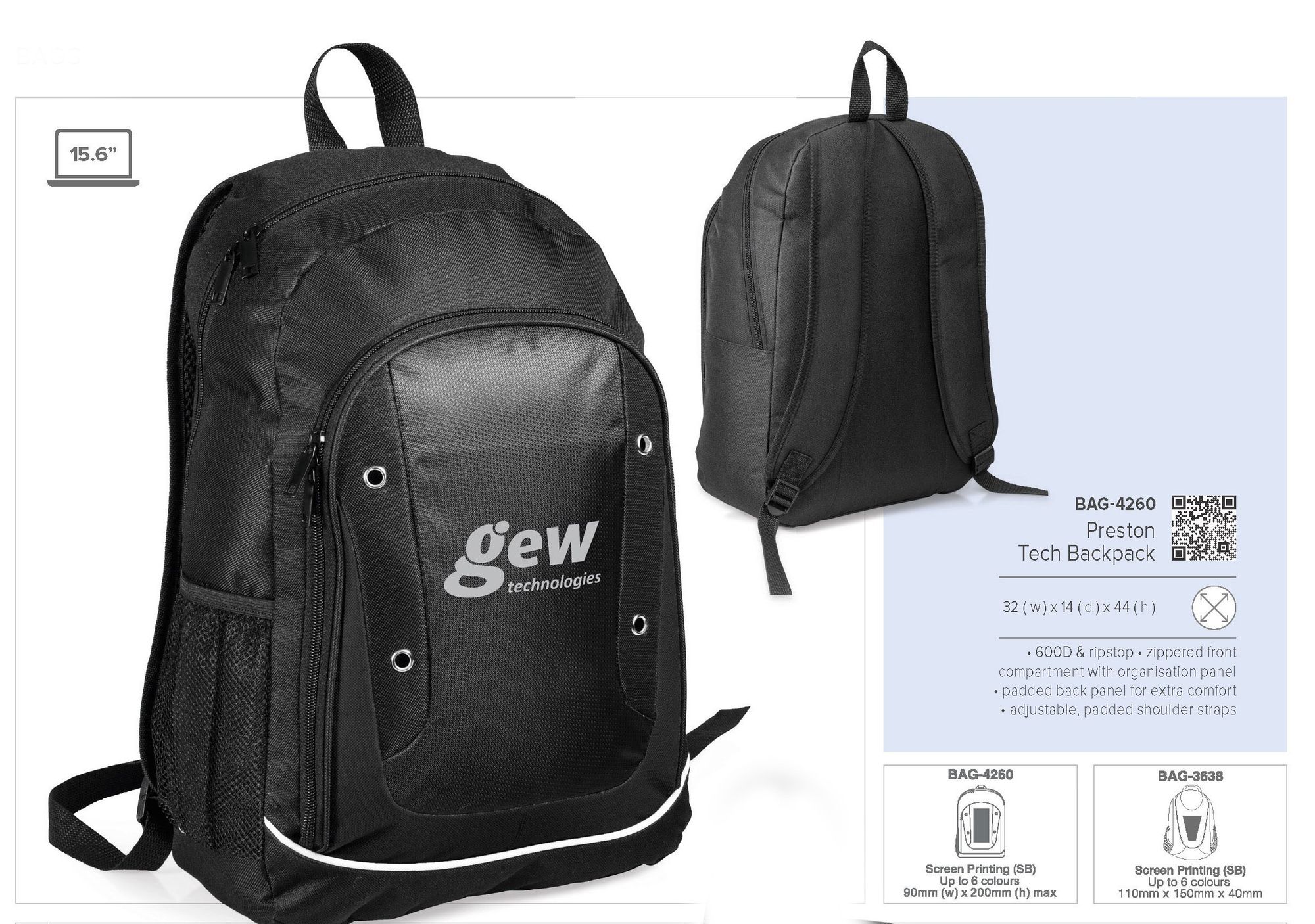 Preston Laptop Backpack | Brand Innovation
