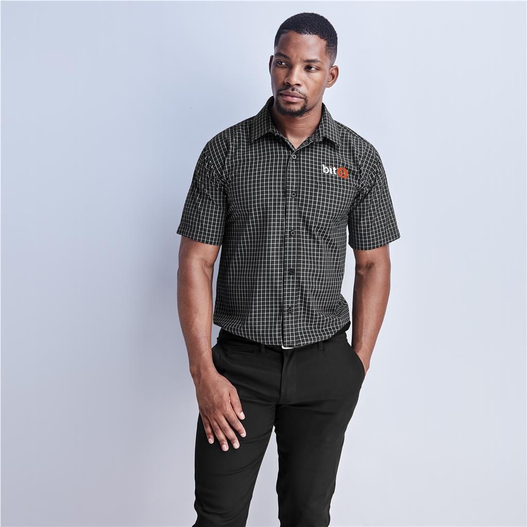 mens short sleeve aston shirt | Cosmos Clothing