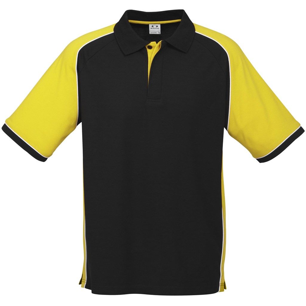 Mens Nitro Golf Shirt - Yellow | Brand Innovation