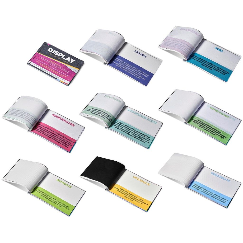 display swatch booklet | Gecko Media