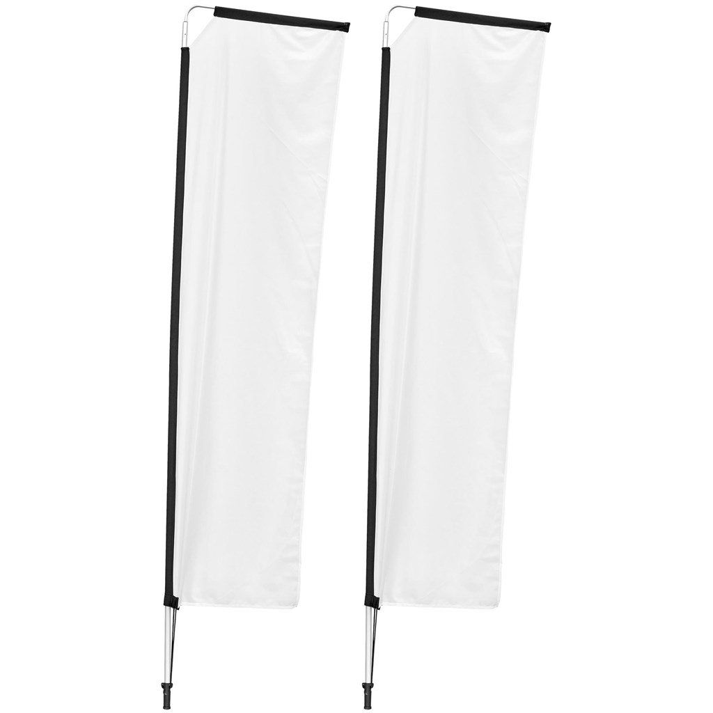 legend 3m telescopic flying banner - set of 2 | Unplugged Brand Exposure