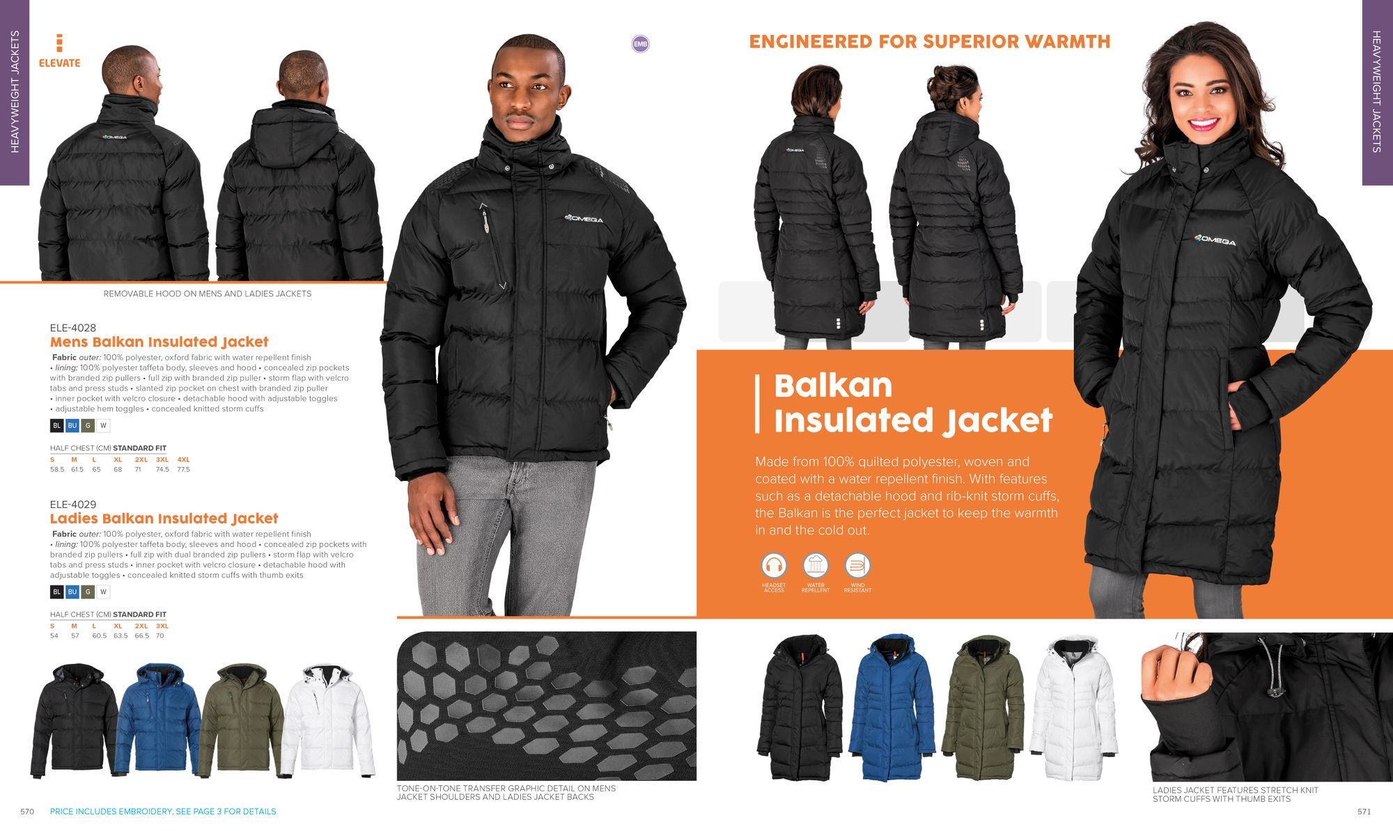 mens balkan insulated jacket | Cosmos Clothing