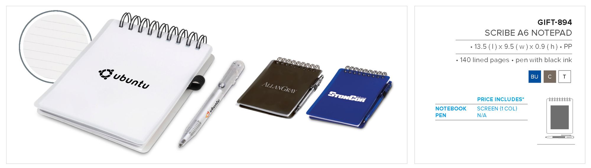 Altitude Scribe Mini Notebook & Pen | Brand Innovation