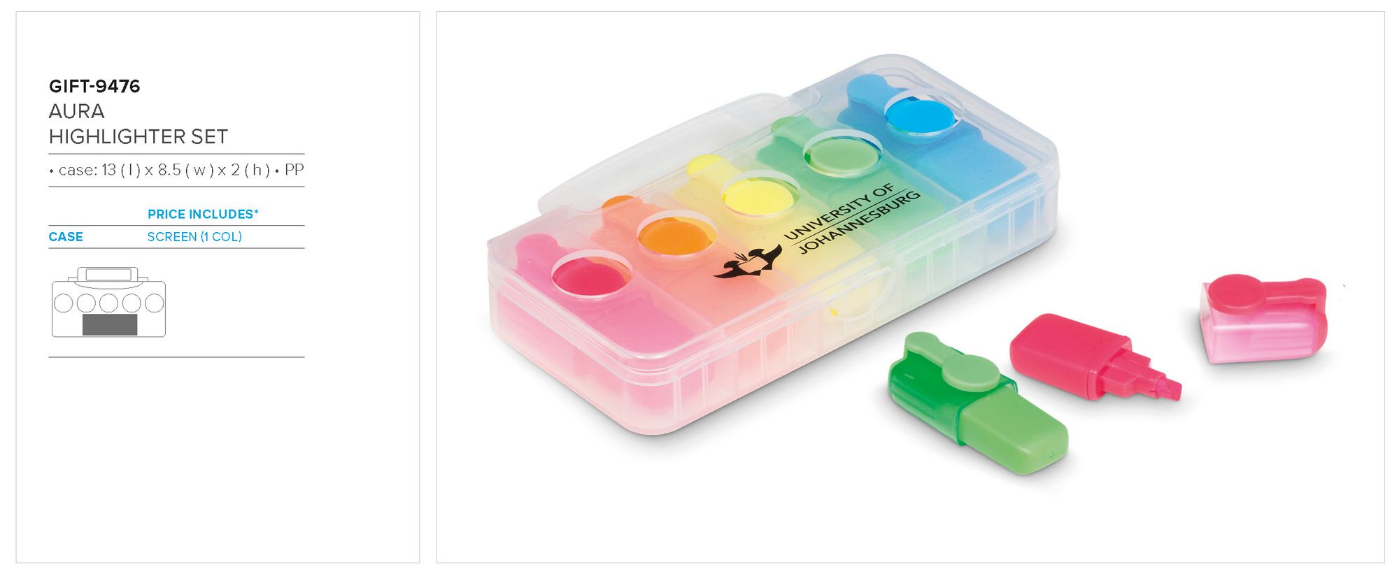 aura highlighter set | Cosmos Clothing