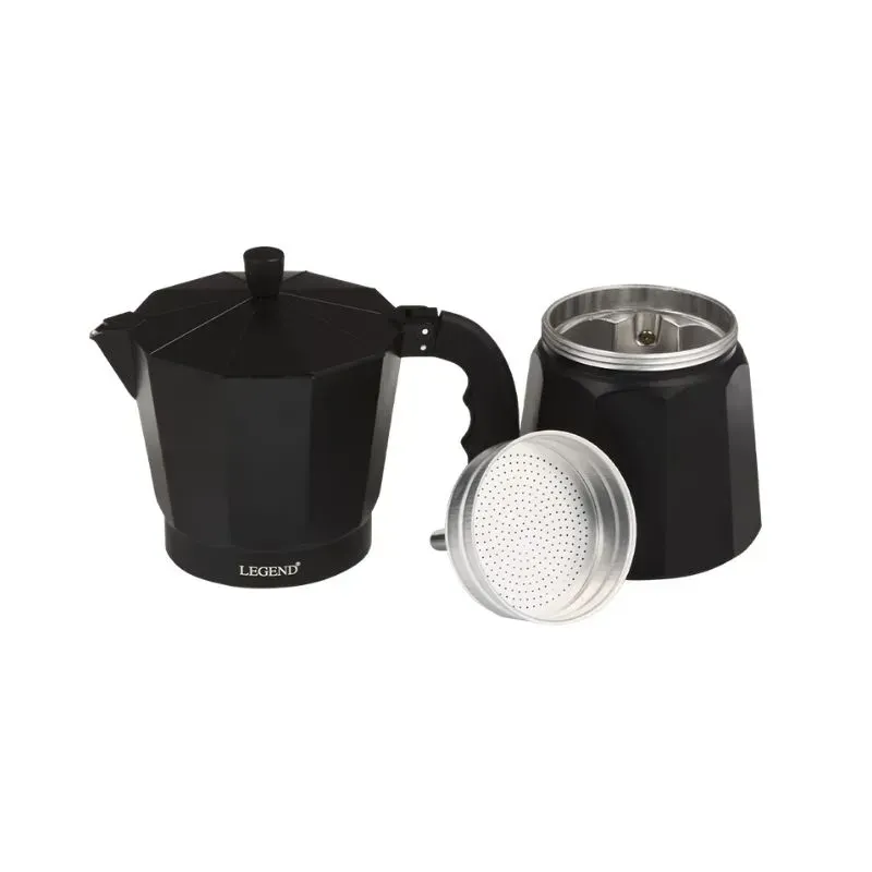 Legend Premium Black Moka Pot - 12 Cup | Appliance World
