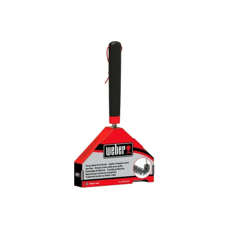 Weber 30cm Three-Sided Grill Brush | Appliance World