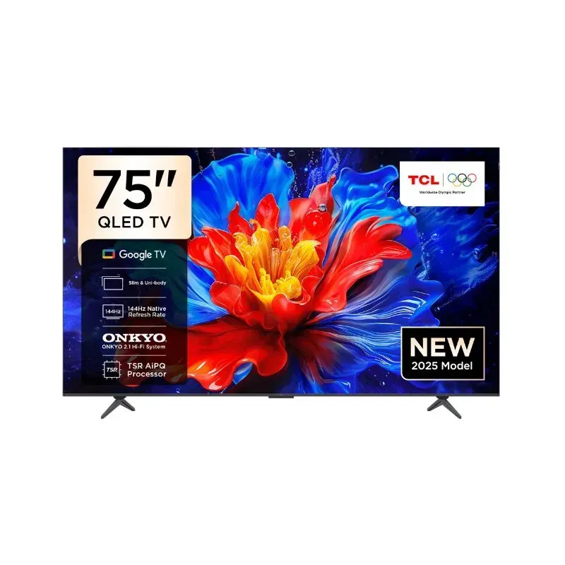 TCL 75 Inch QLED Google Smart TV 75P8K | Appliance World