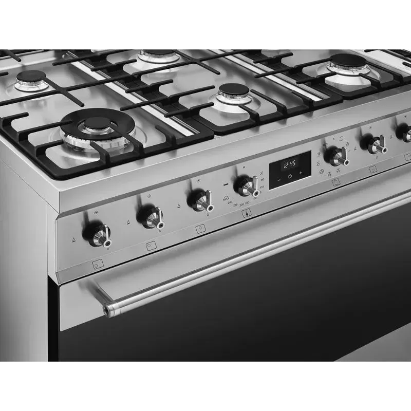 Smeg 90cm Stainless Steel Gas / Electric Cooker C9MAXSSA2 | Appliance World