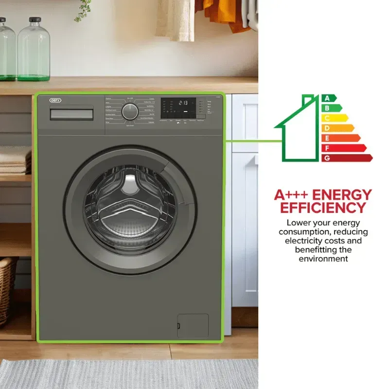 Defy 7kg Metallic Front Loader Washing Machine DAW384 | Appliance World