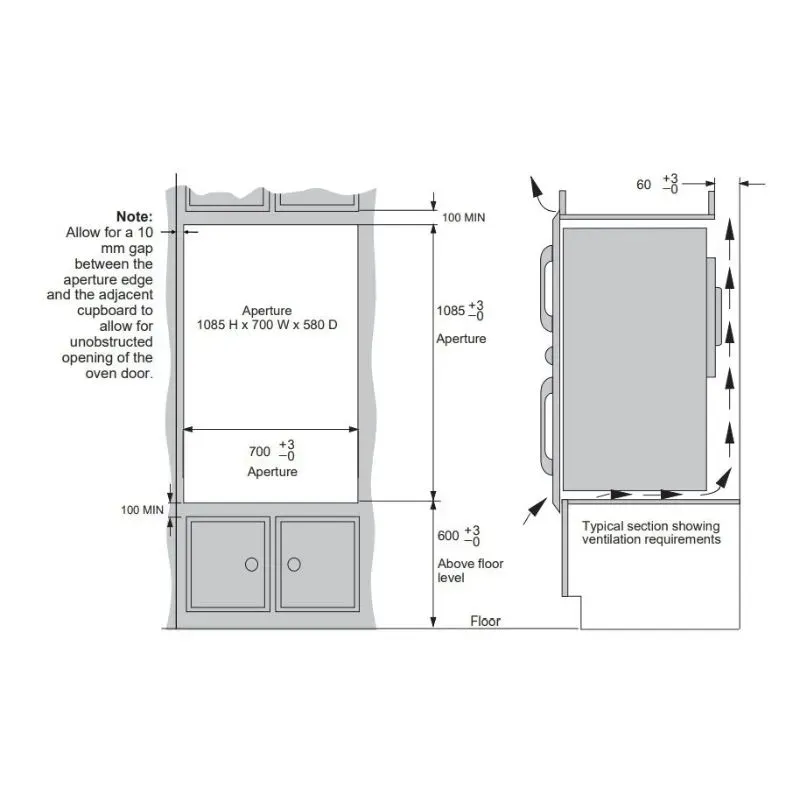 Defy Gemini Thermofan+ Double Oven DBO767 | Appliance World