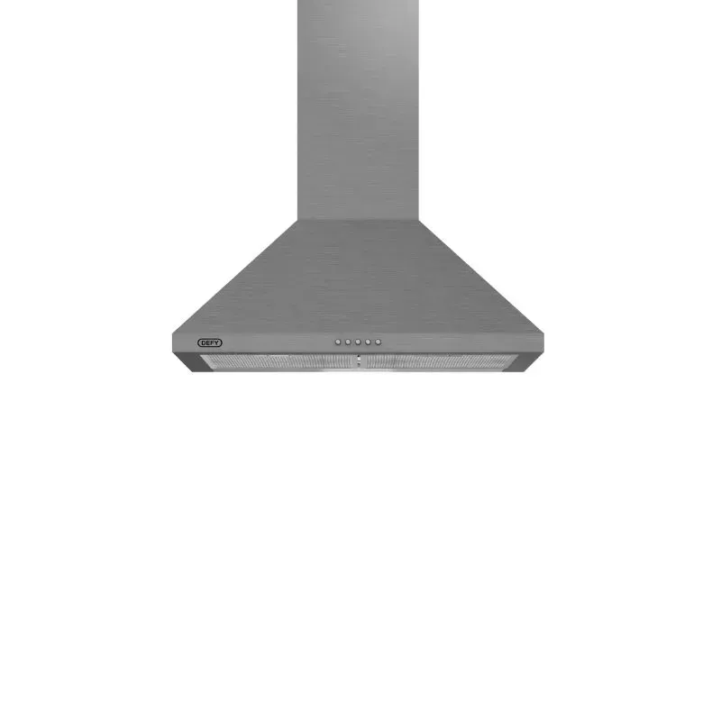 Defy 60cm Silver Inox Chimney Cooker Hood DCH60CSS | Appliance World