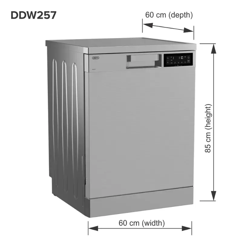 Defy 15 Place Inox Dishwasher DDW257 | Appliance World