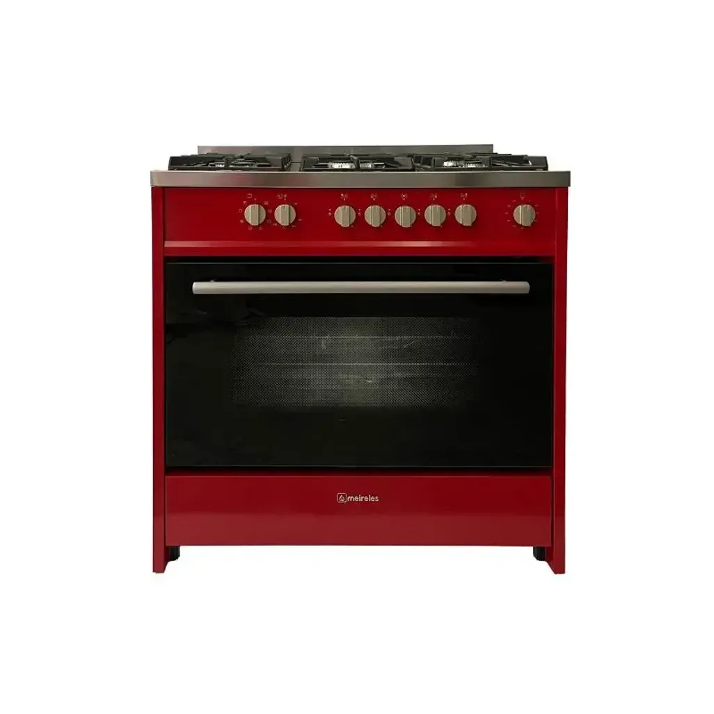 Meireles 115L Red 5 Burner Gas / Electric Cooker EV890SP2R | Appliance ...