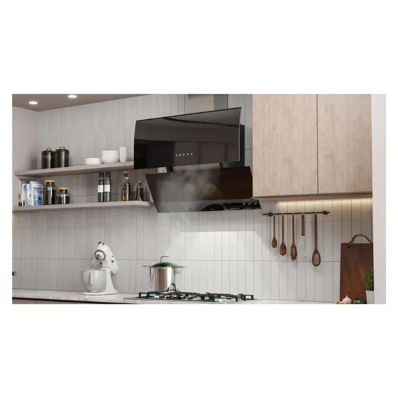 Falco 90cm Curved Motorised Wall Extractor FAL-90-S03D | Appliance World