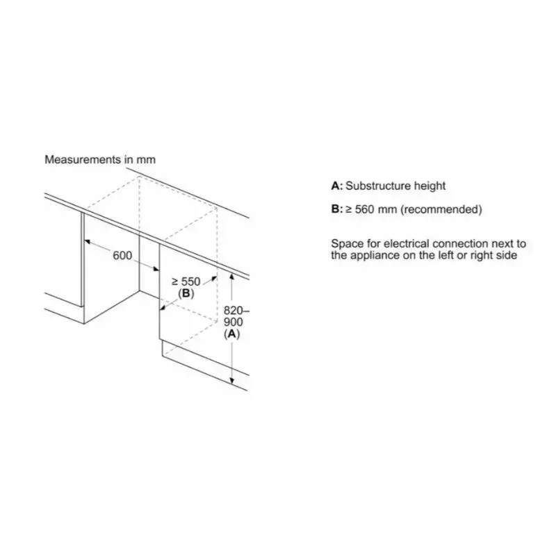 Siemens 134L Built-in Bar Fridge KU21RVFE0 | Appliance World