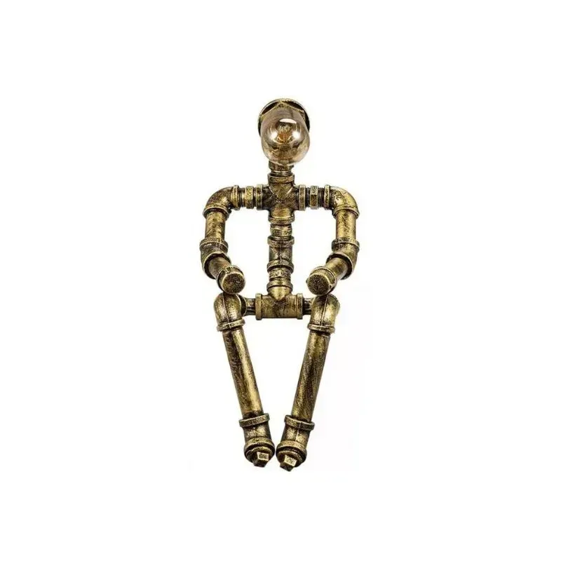 Home4U Steampunk Sitting Man Lamp | Appliance World