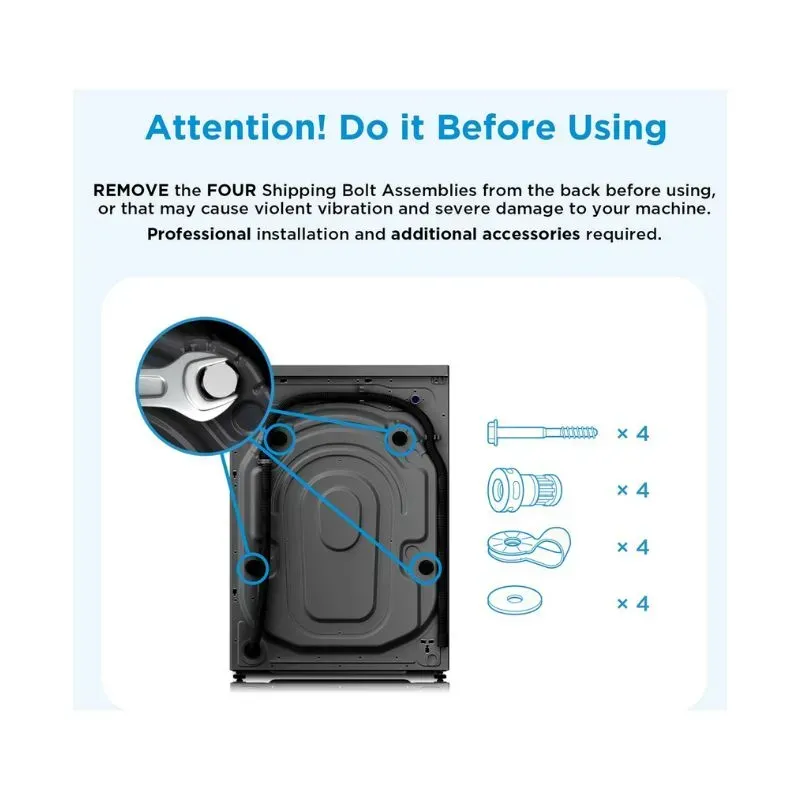 Midea 6kg Front Loader Washing Machine MF100W60-T | Appliance World