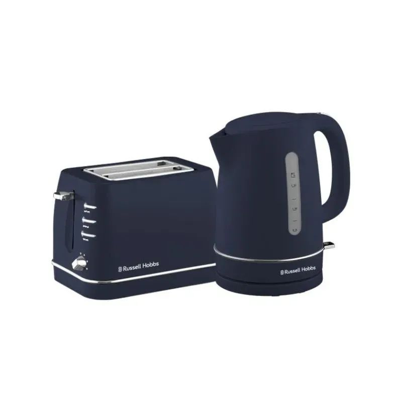 Russell Hobbs Navy Blue Kettle And Toaster Pack | Appliance World
