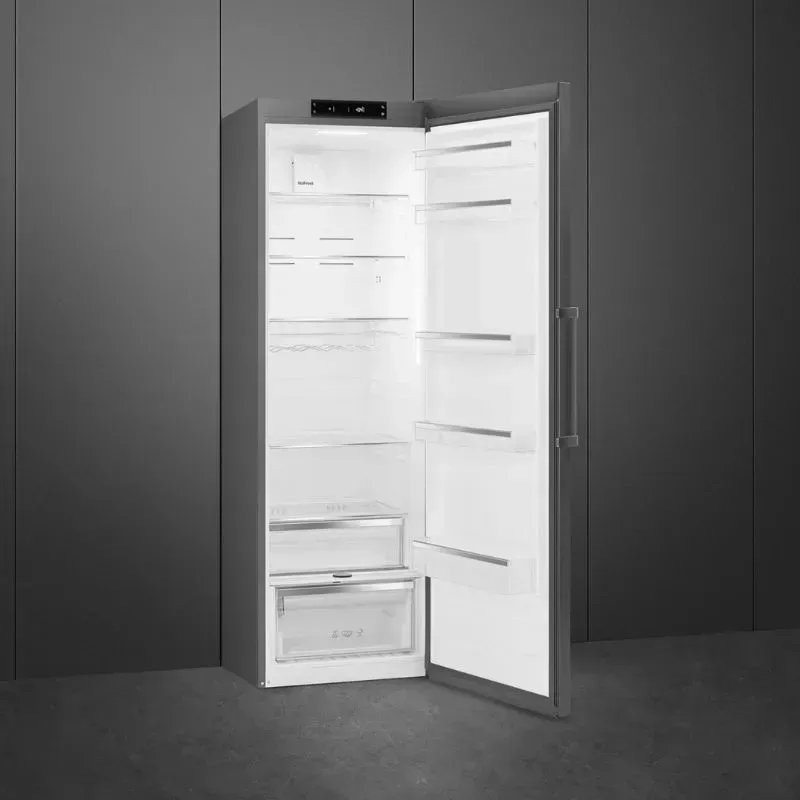 Smeg 380L Dark Inox Upright Fridge RL39KNZA | Appliance World
