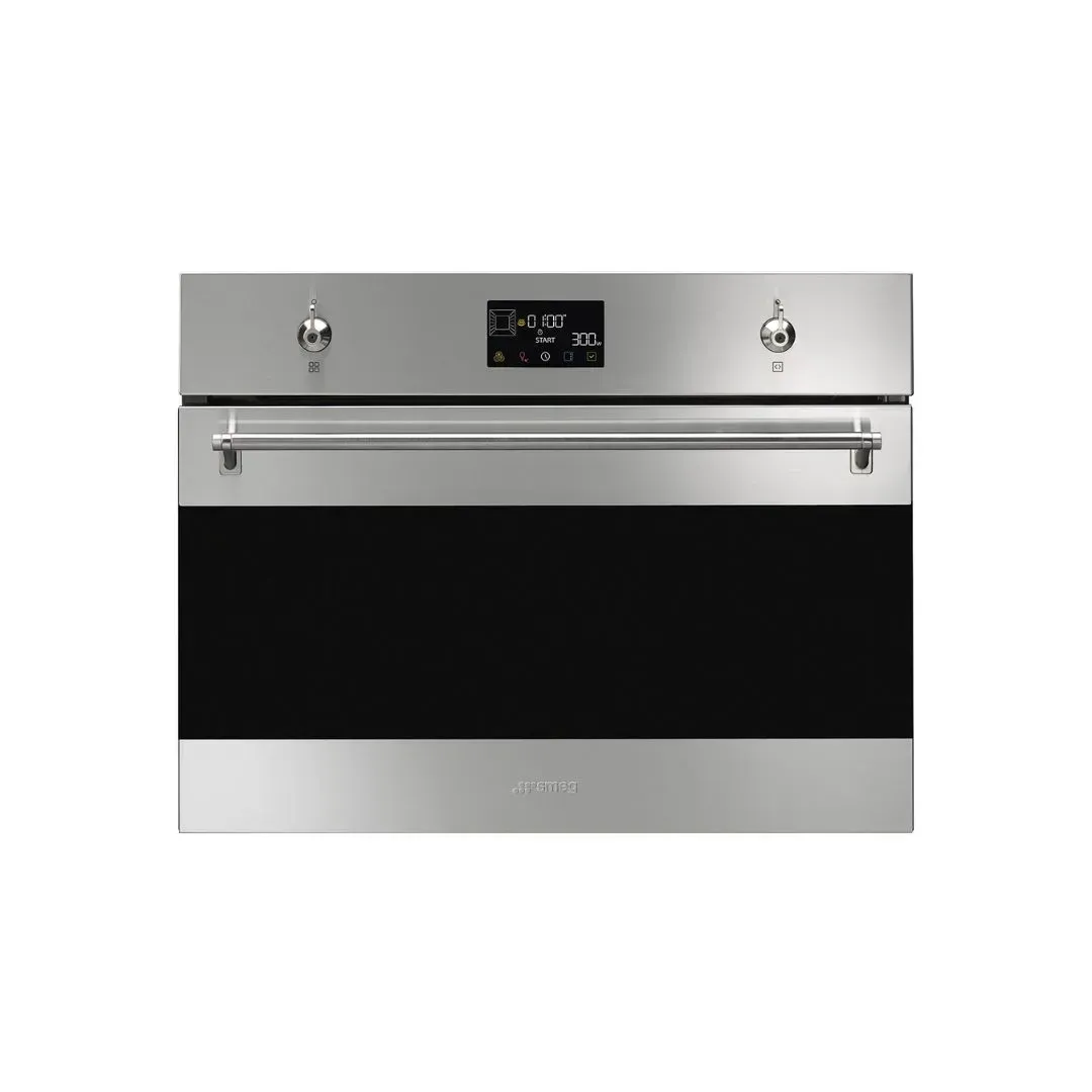 Smeg 45cm Classica Built-in Microwave Combi Oven SO4302M1X | Appliance ...