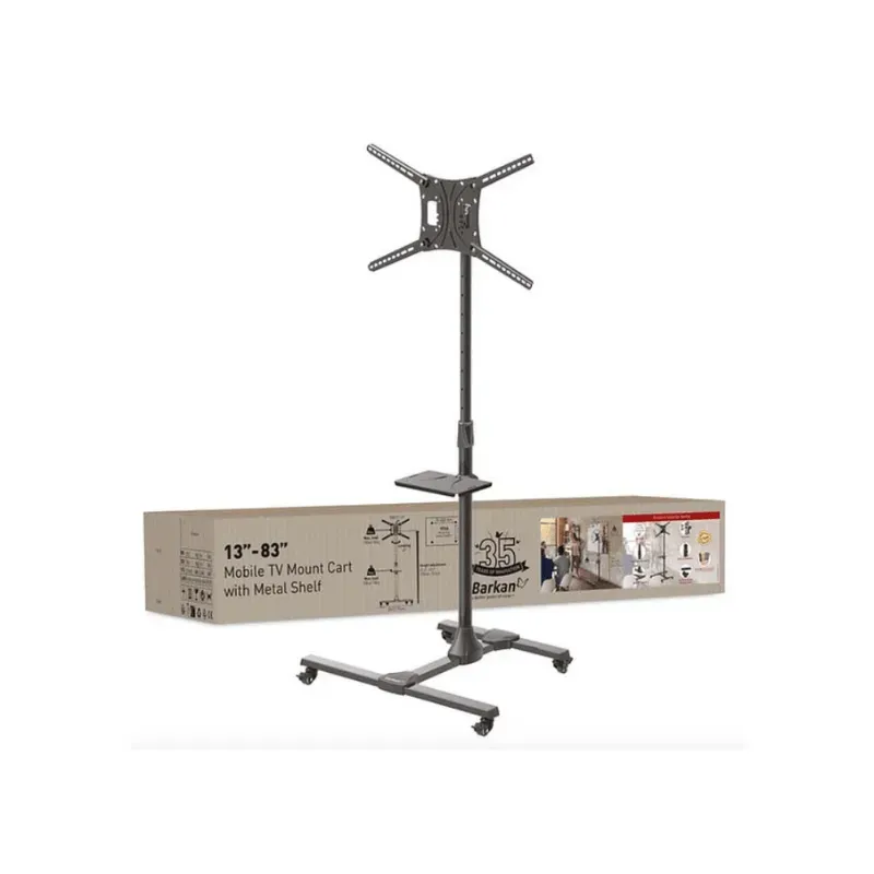 Barkan 13"- 83" Mobile TV Bracket Cart | Appliance World