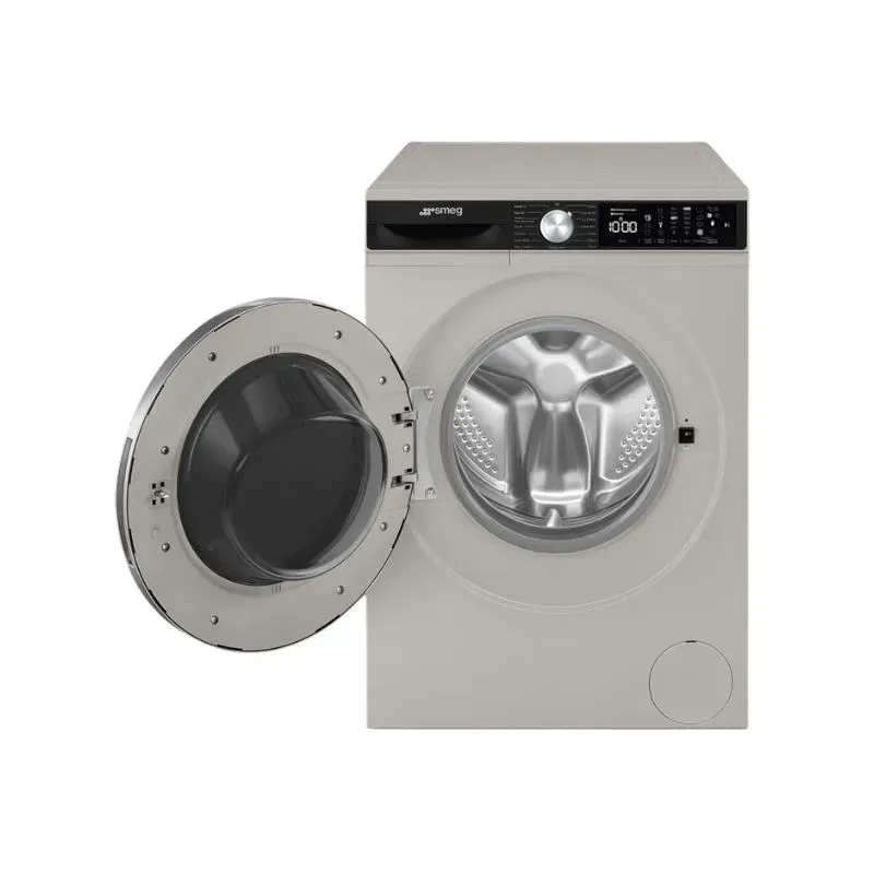Smeg 8kg Silver Front Loader Washing Machine WM3T84SSA | Appliance World