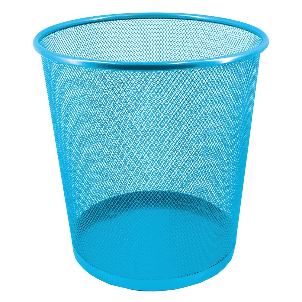 mesh round bin - 12l - sky blue | Office National
