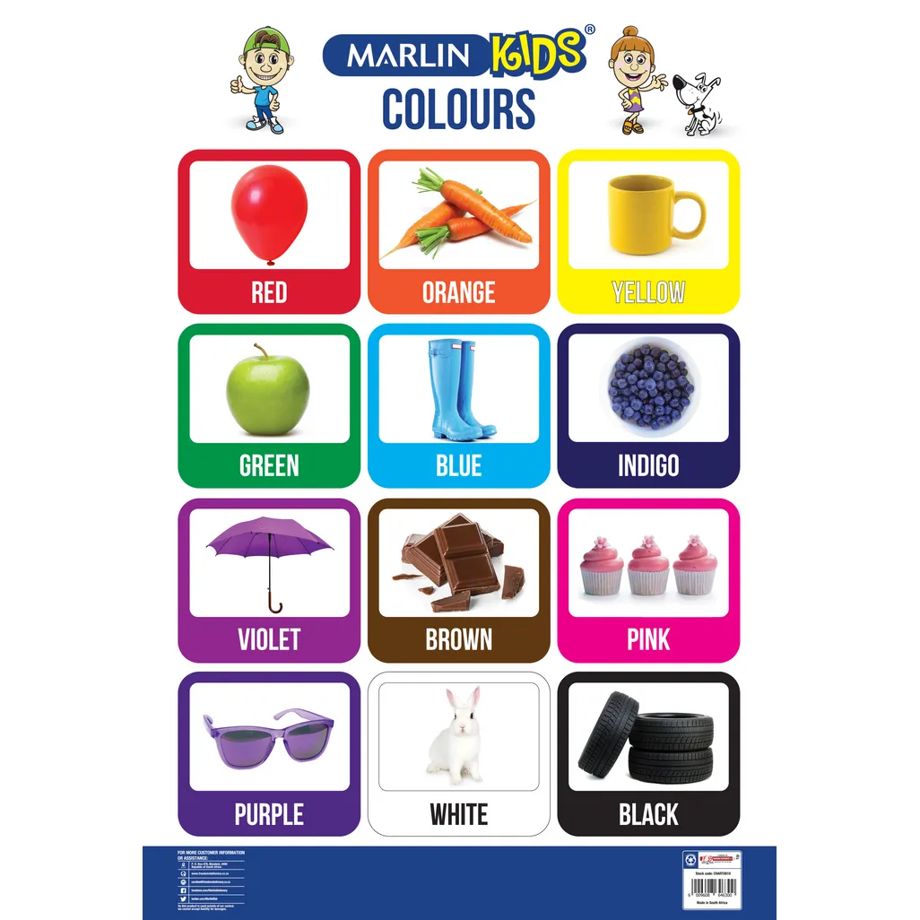kids charts - colours | Dot Office National