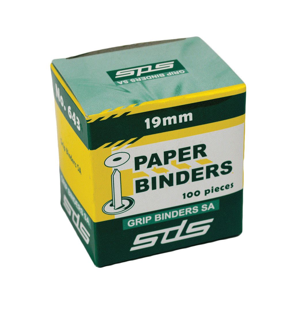 paper binders - 19mm - 100 pack | Office National