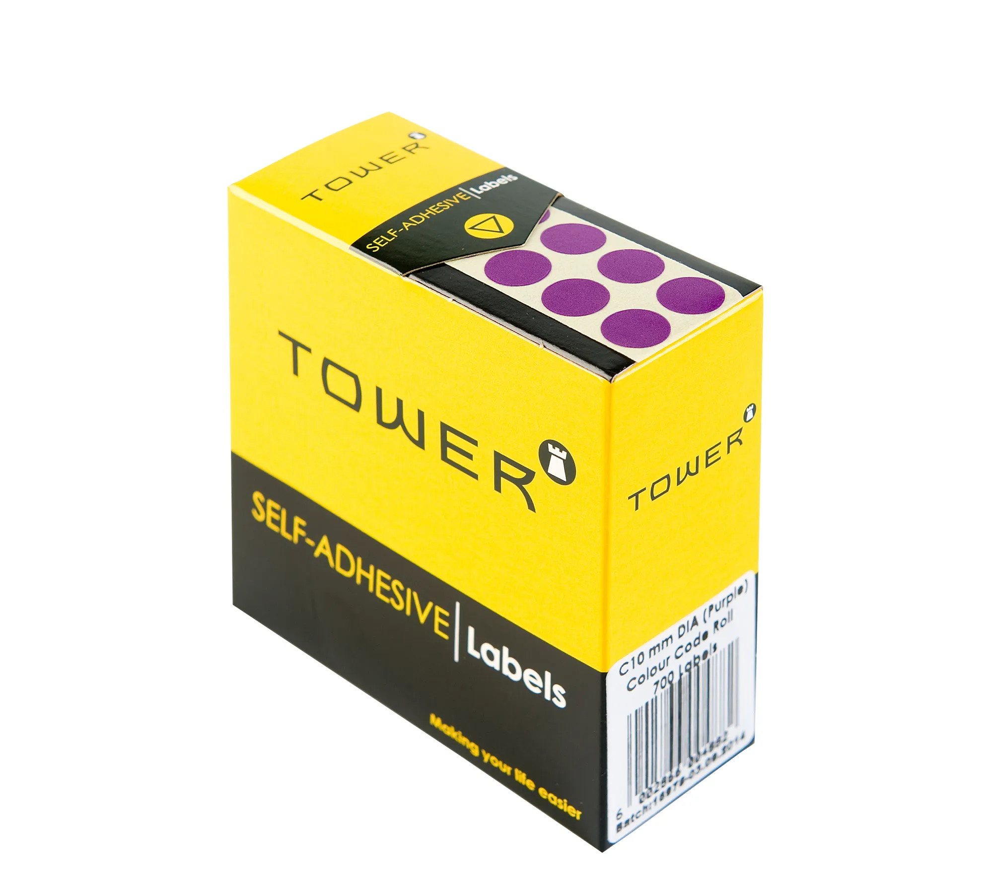 Round Colour Code Labels 10mm Purple 700 Pack Dot Office National Round Colour Code Labels 10mm Purple 700 Pack Dot Office National