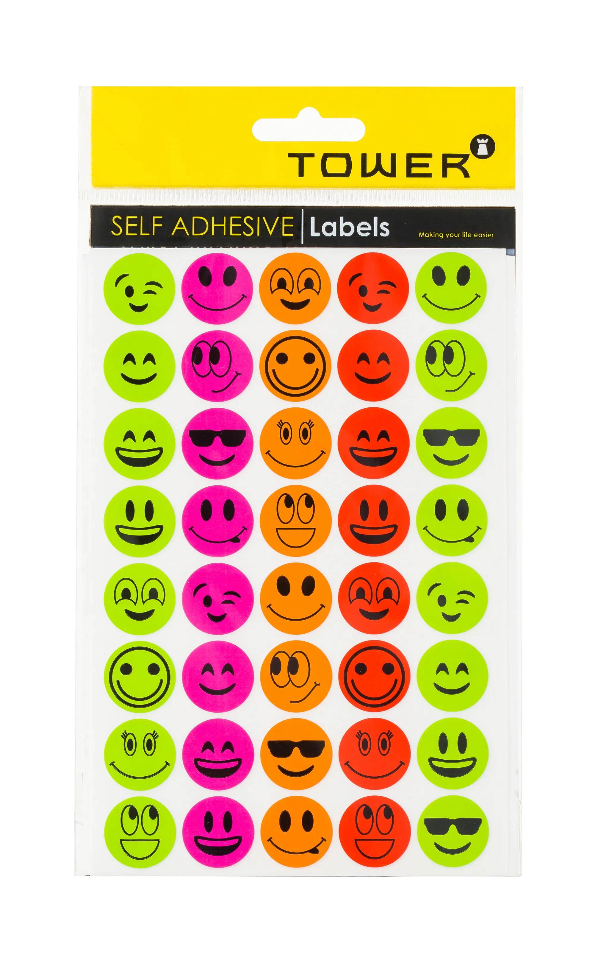 teachers stickers & star ranges - mixed colour faces - assorted - 200 ...