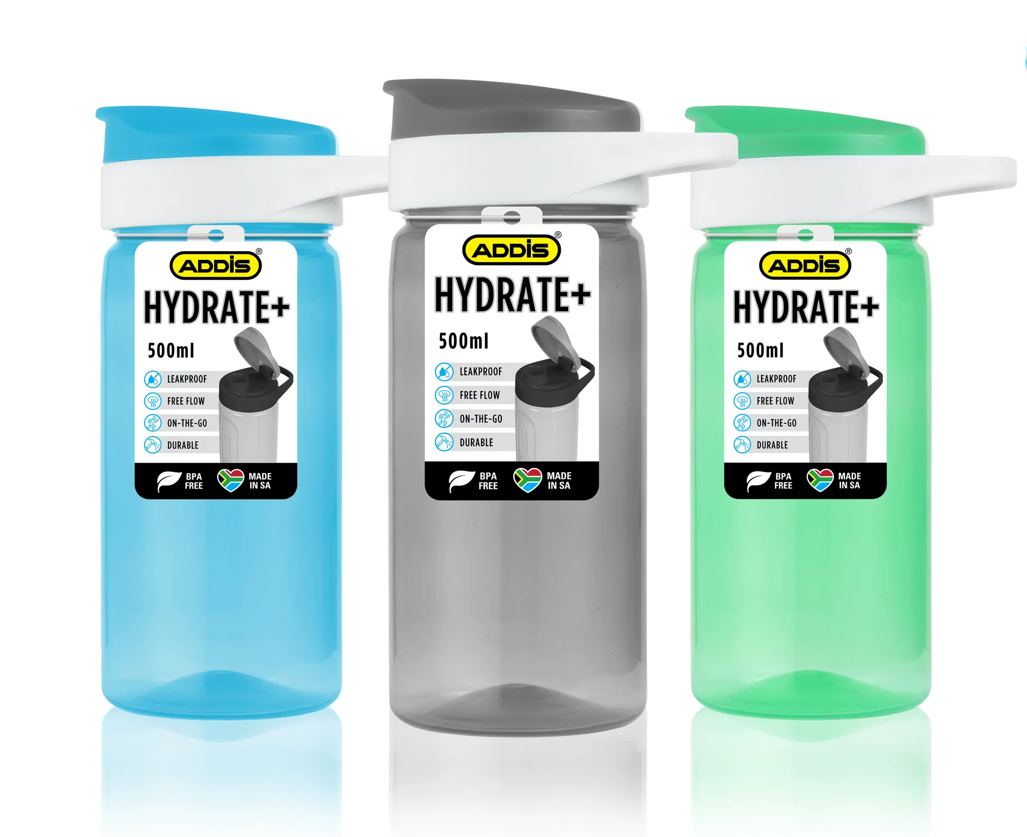 hydrate+ bottle - 500ml - assorted | Eagle Office National