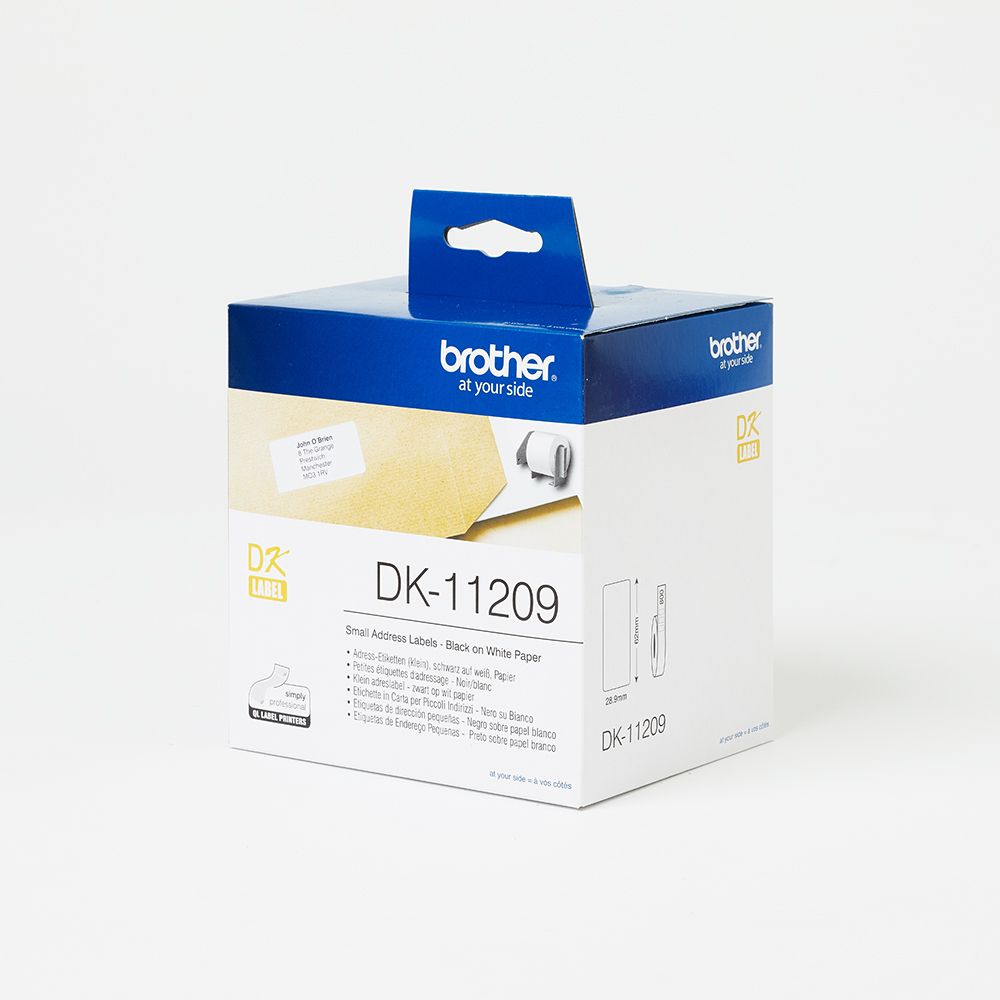 dk labels - address std 29mm x 62mm - black on white | PMB Office National