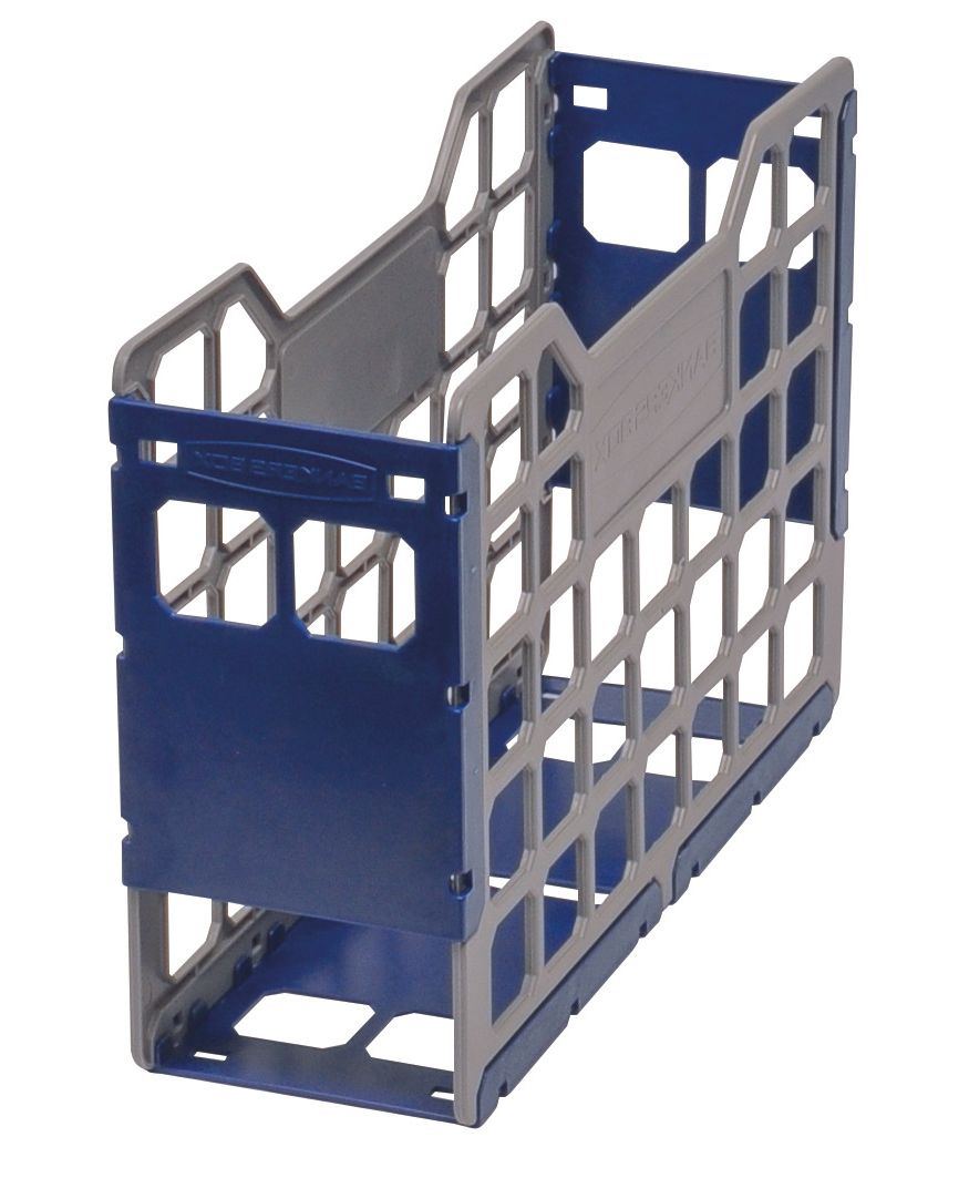 slatted econo container - 22.00 x 32.40 x 10.40cm - blue - 4 pack | PMB ...