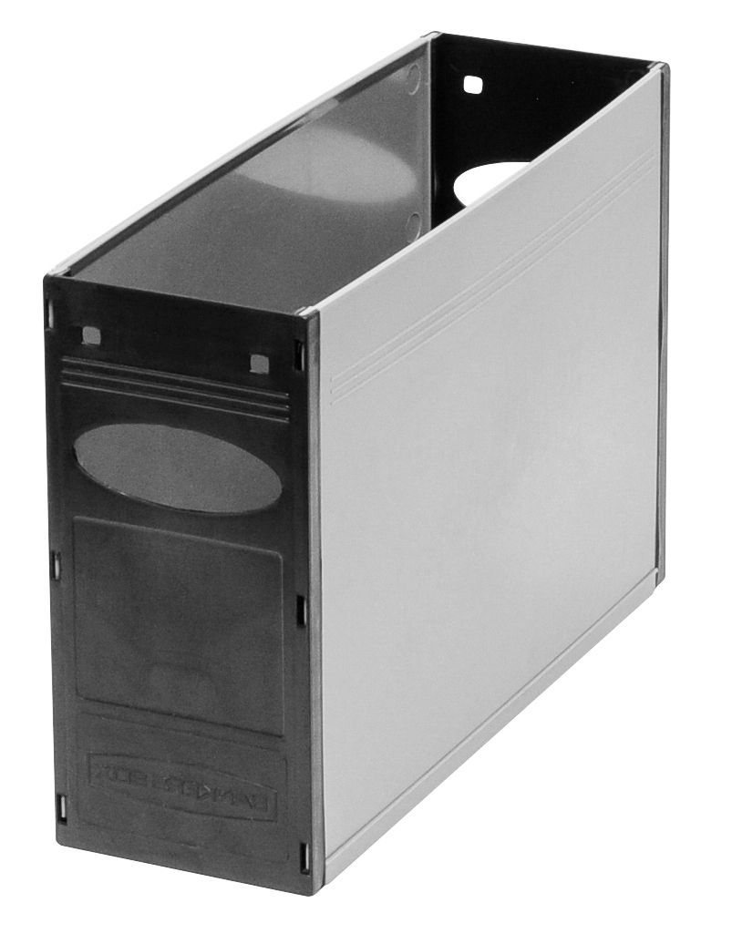 solid plastic container - 22.00 x 32.4 x 10.40cm - black - 4 pack | PMB ...