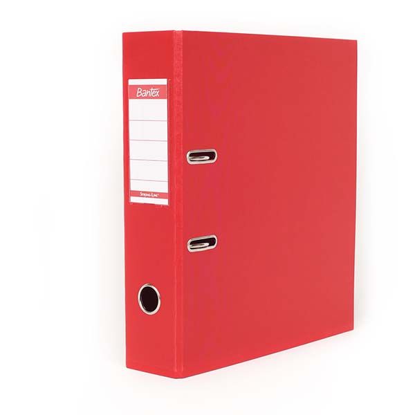 a4 polypropylene lever arch files - 70mm red | Folio Office National