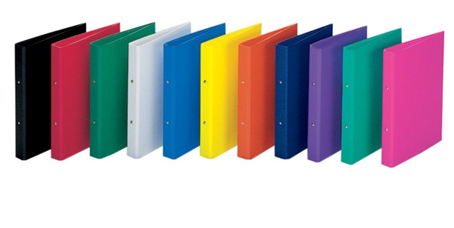 a4 polypropylene 2d ring binders - 30mm - black | Office National