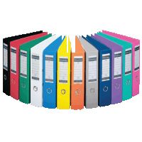 a4 polypropylene lever arch files - 50mm - white | Folio Office National