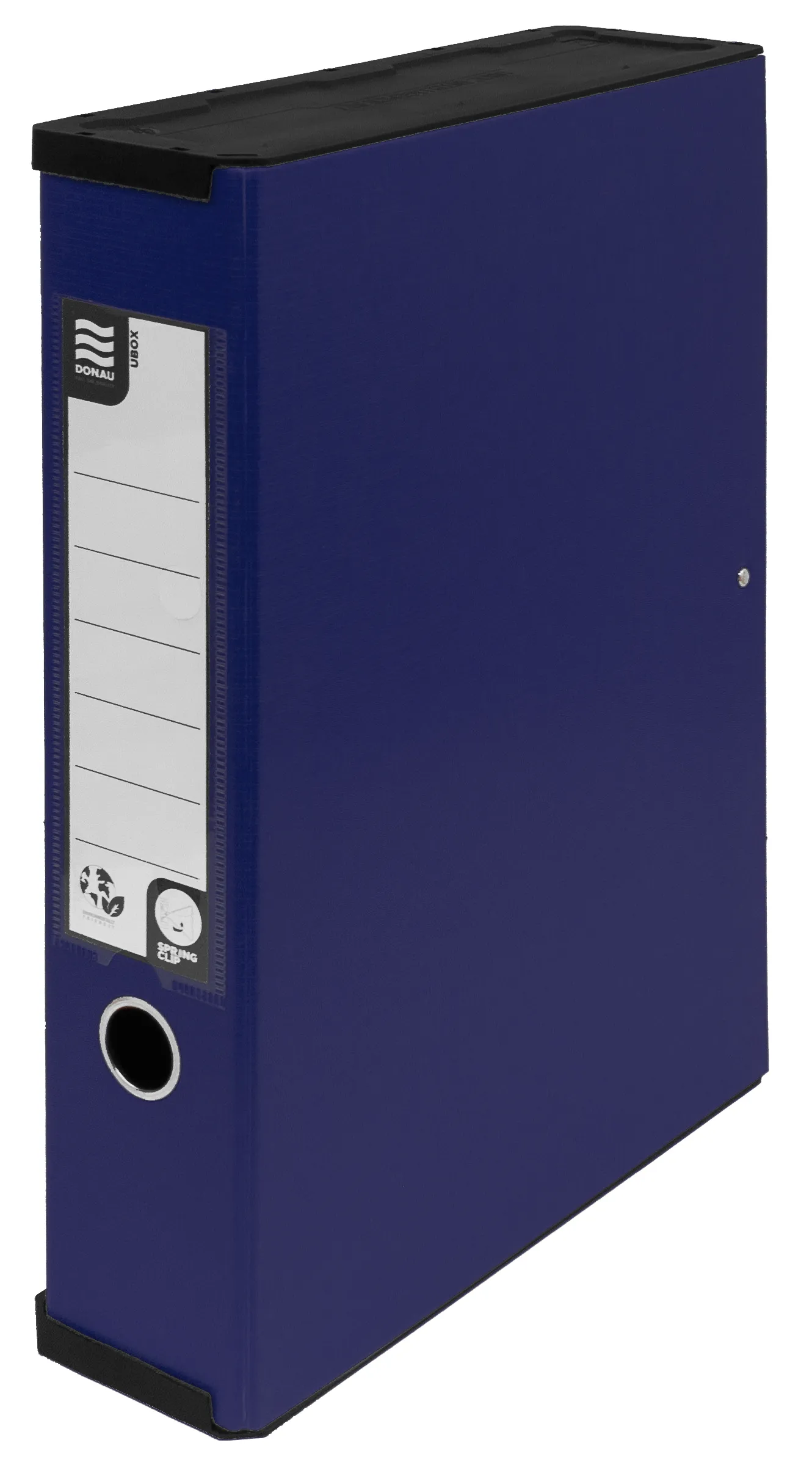 springclip box file - plastic - blue | Office National