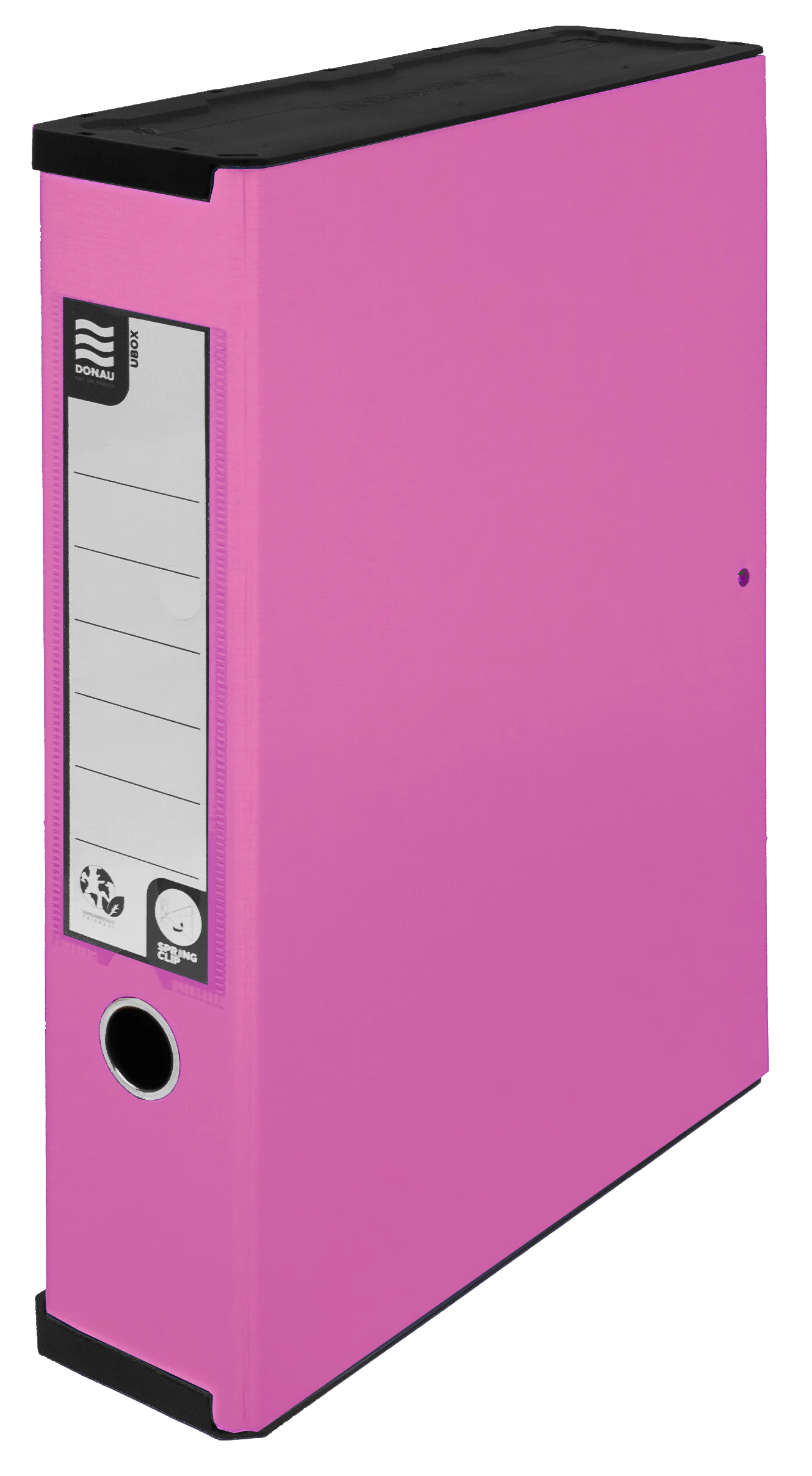 springclip box file - plastic - pastel pink | Office National