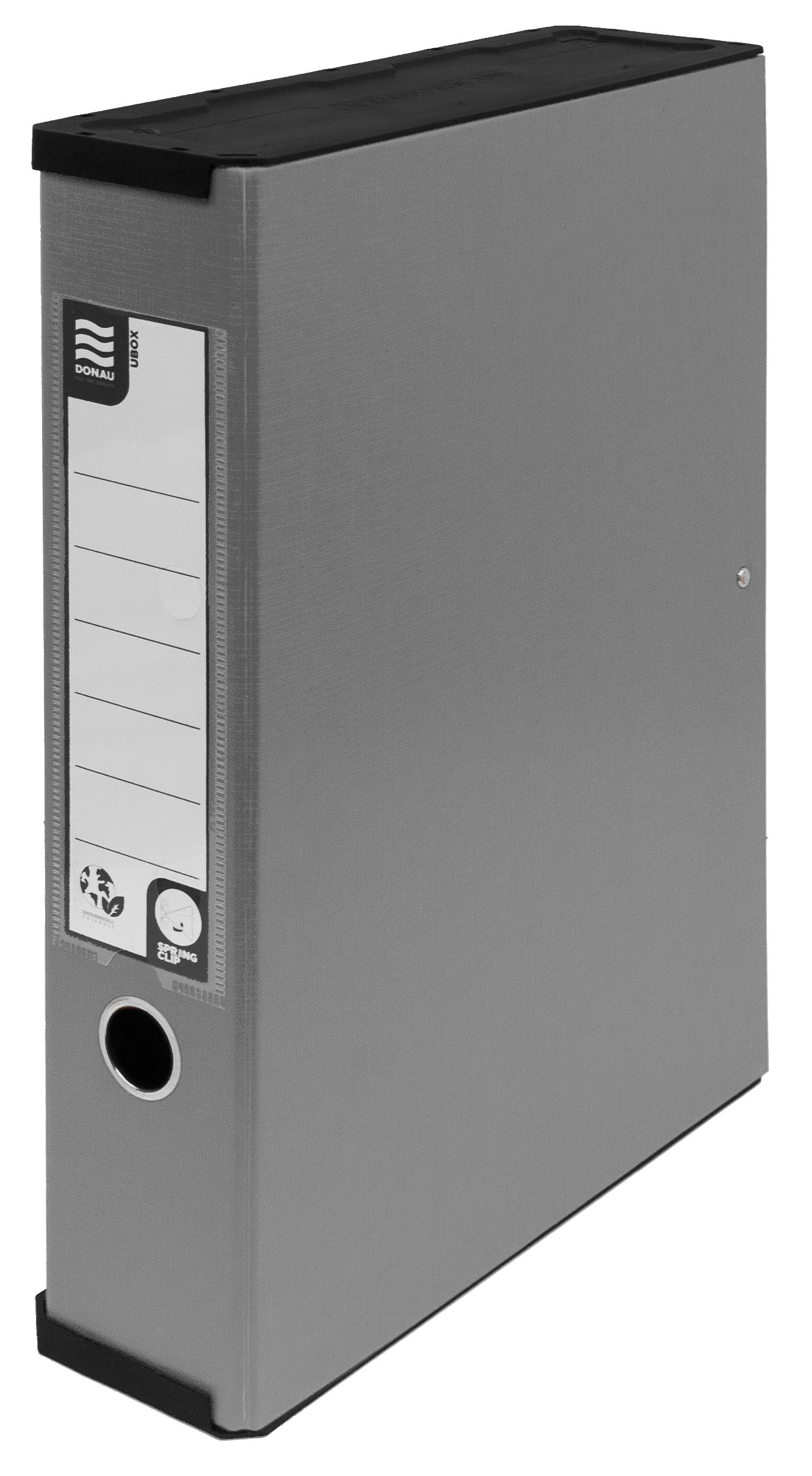 springclip box file - plastic - silver | Access Office National