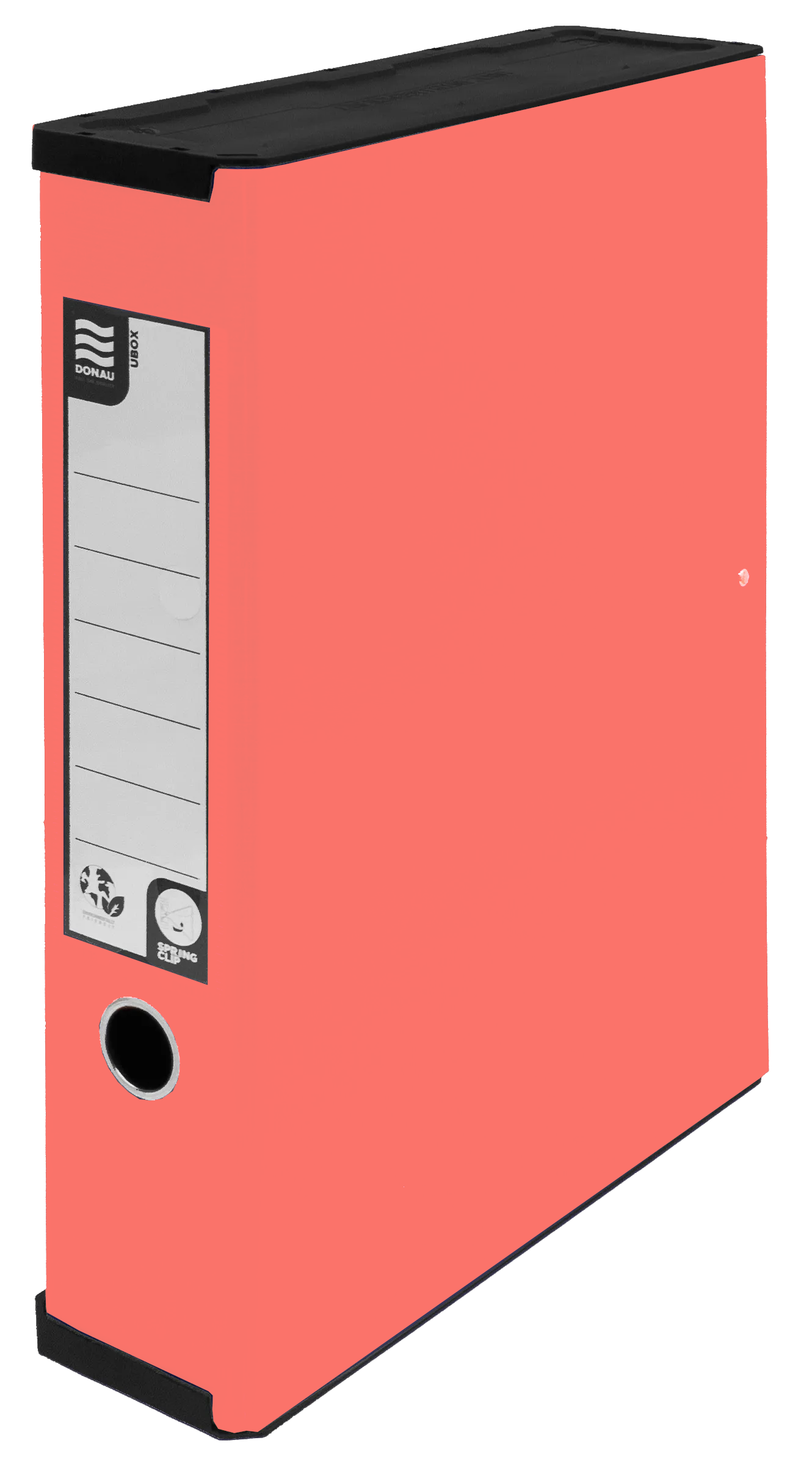springclip box file - plastic - peach | Office National