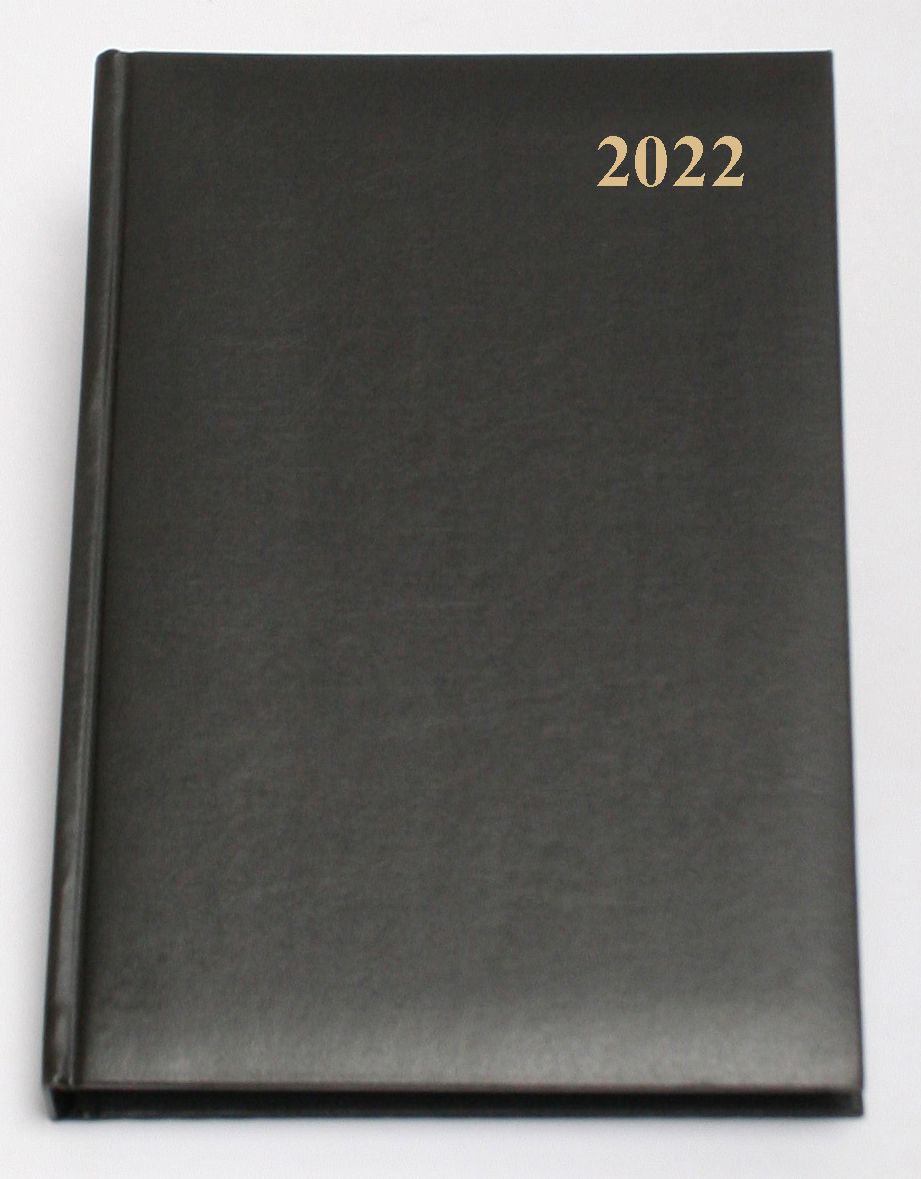 2024 regency diaries - a5 page-a-day - black | Office National