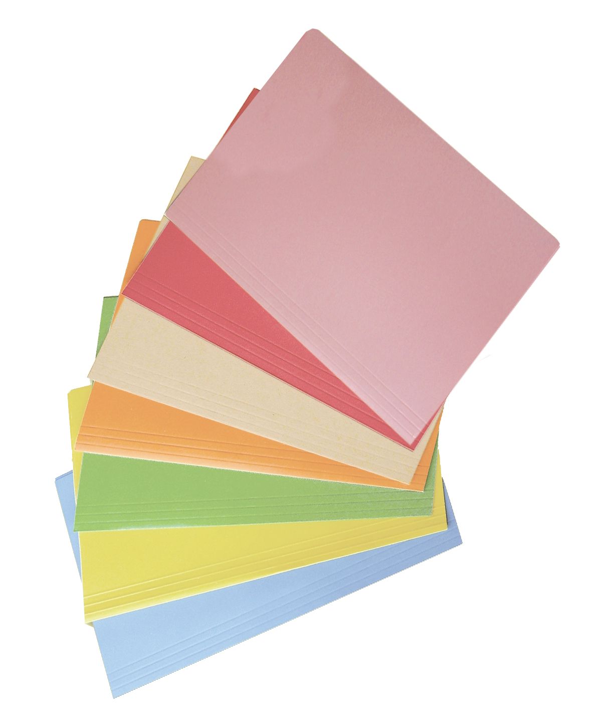 foolscap manila board folders - 160gsm - assorted pastel - 100 pack ...