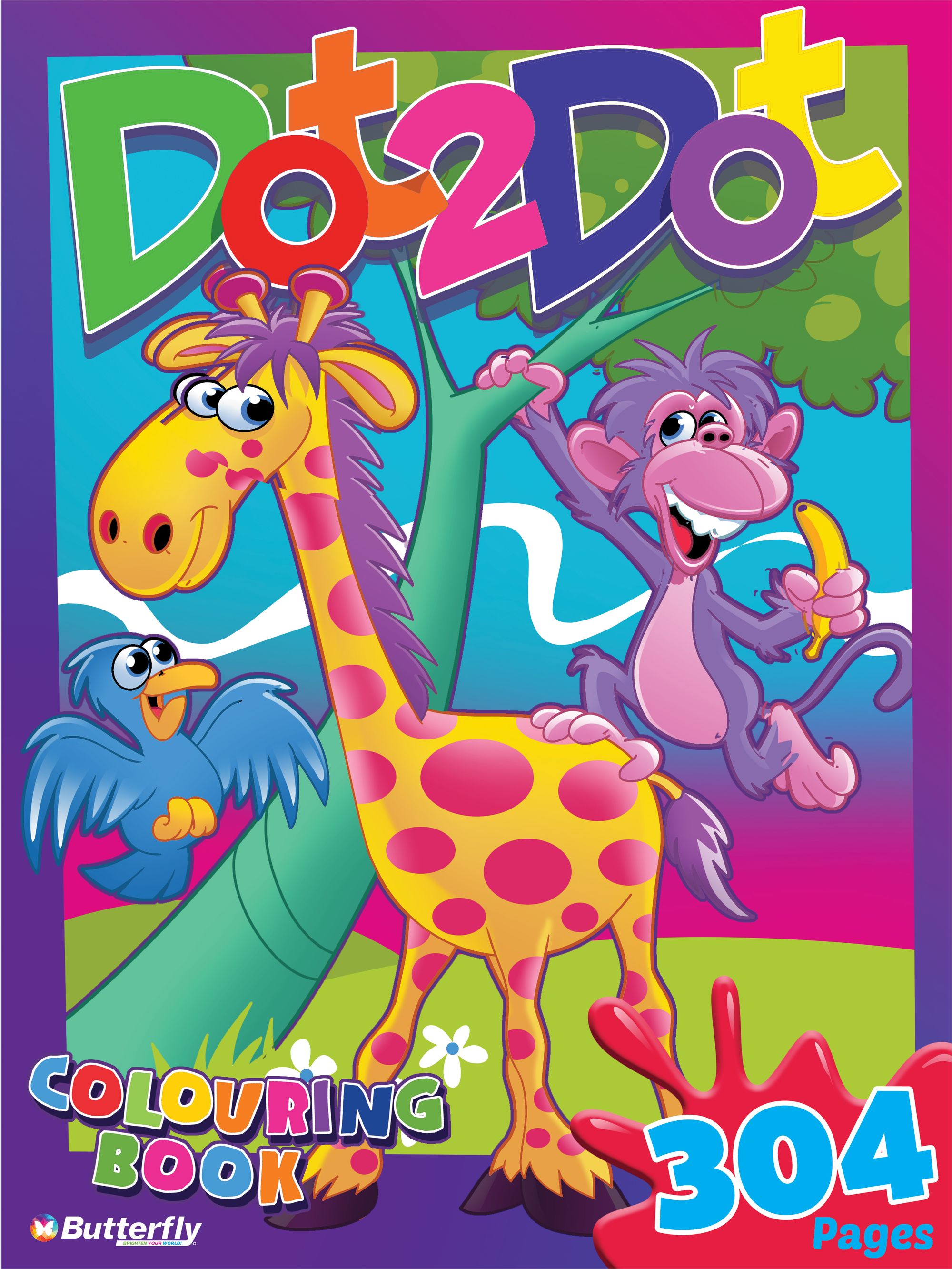 colouring & activity books - dot2dot 304 pages | Ribbens Office National