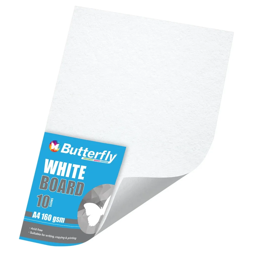 160gsm pastel board - a4 - white - 10 pack | Access Office National
