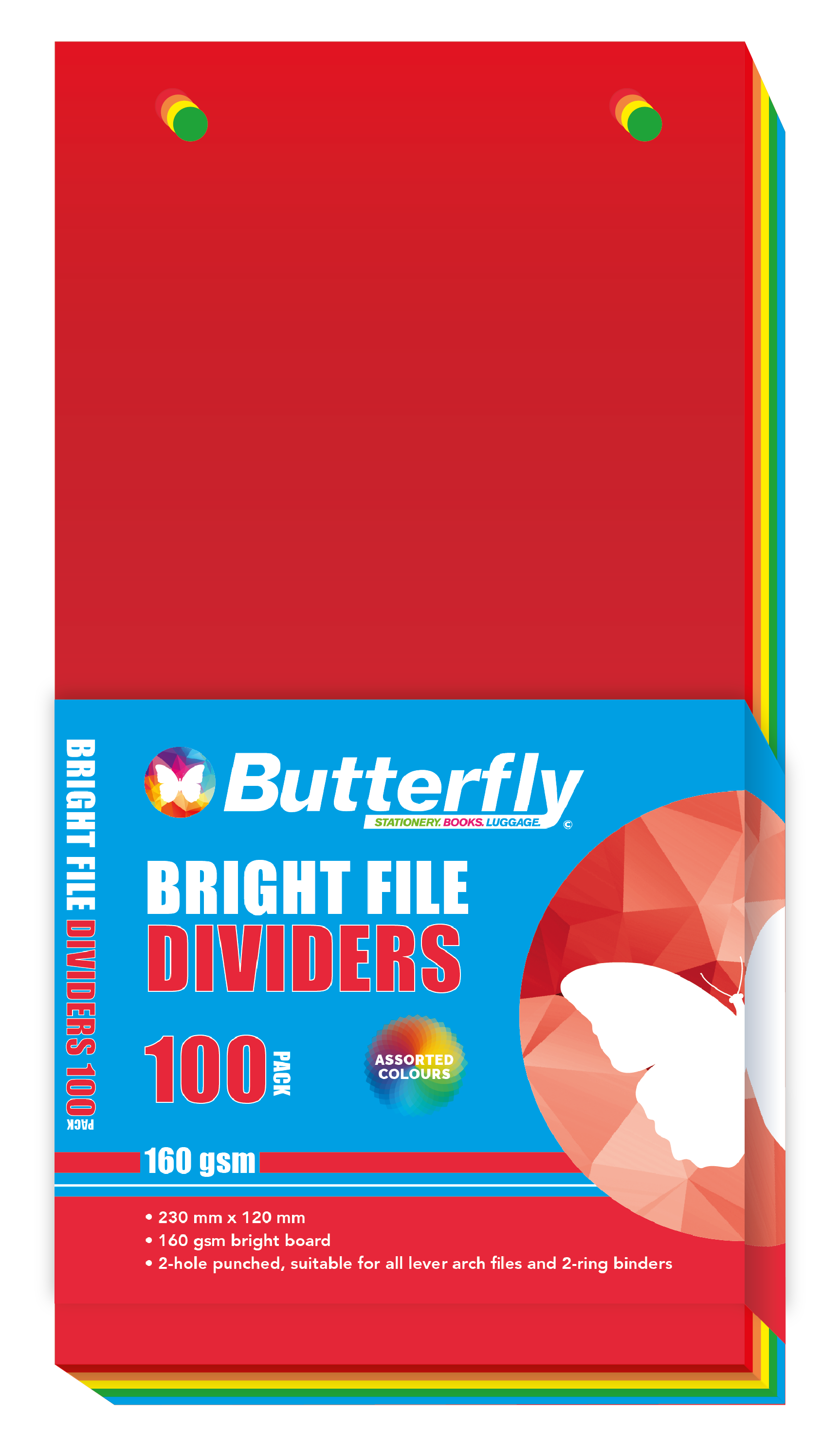 board dividers - divider - bright assorted - 100 pack | Access Office ...