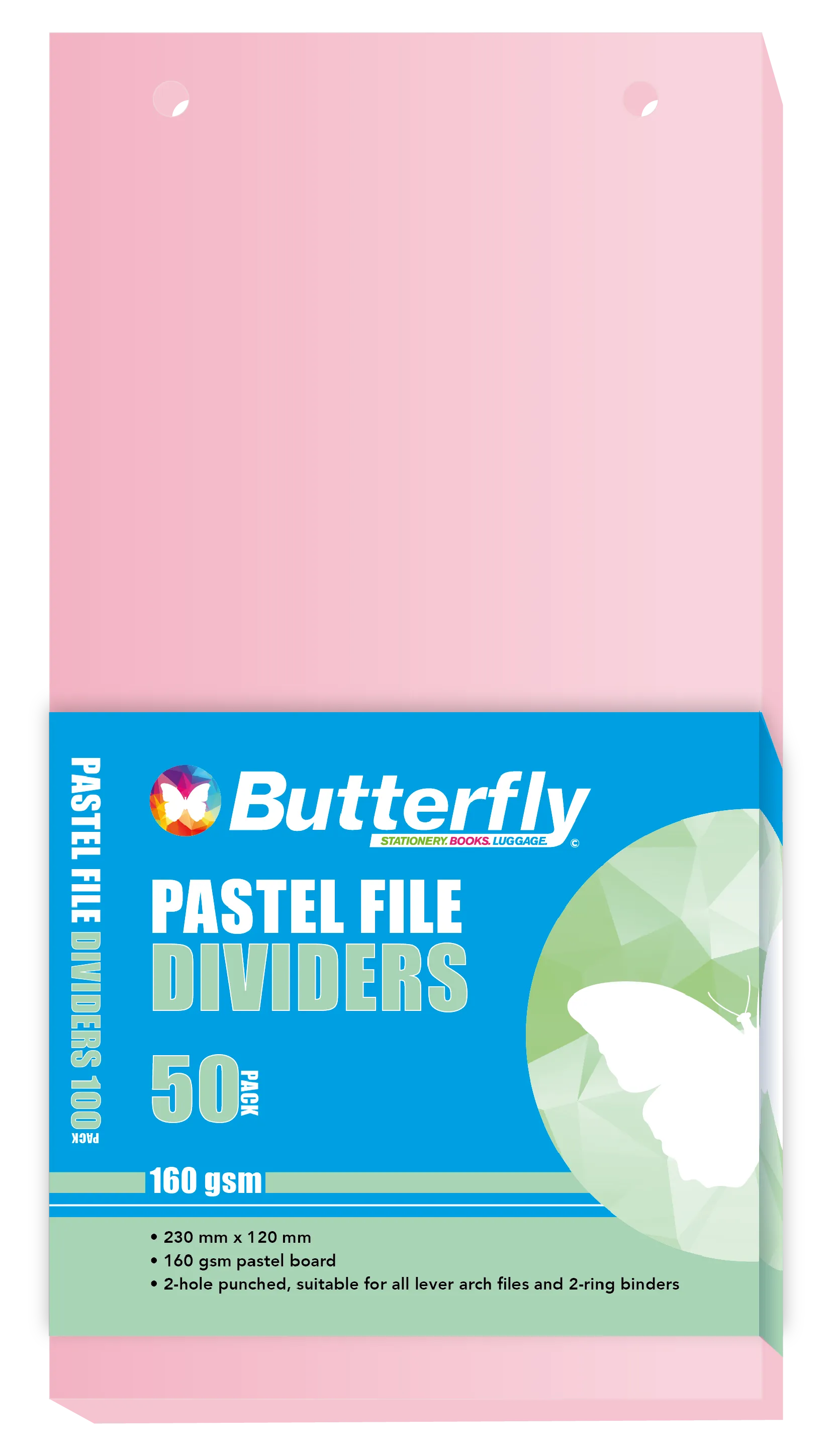 board dividers - divider - pastel assorted - 100 pack | Office National