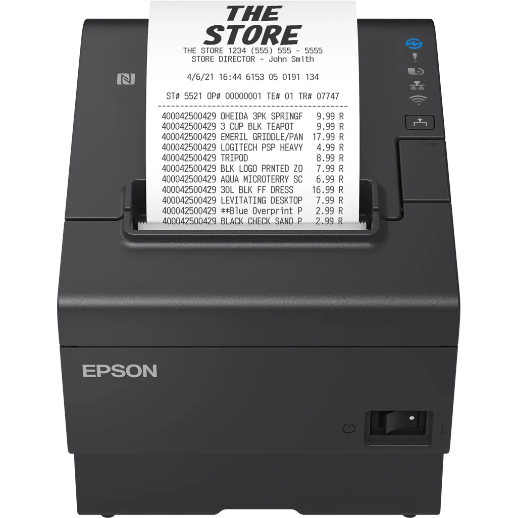 t88vii thermal receipt printer - black | Tempo Office National